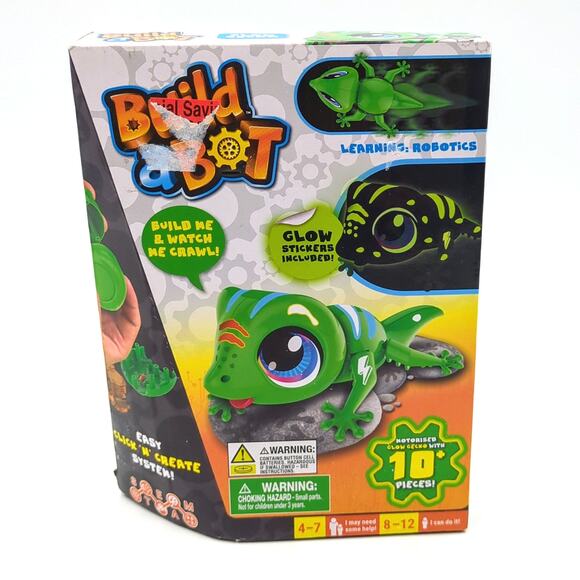 Nintendo | Toys | Build A Bot Glow Gecko Easy Click N Create System ...